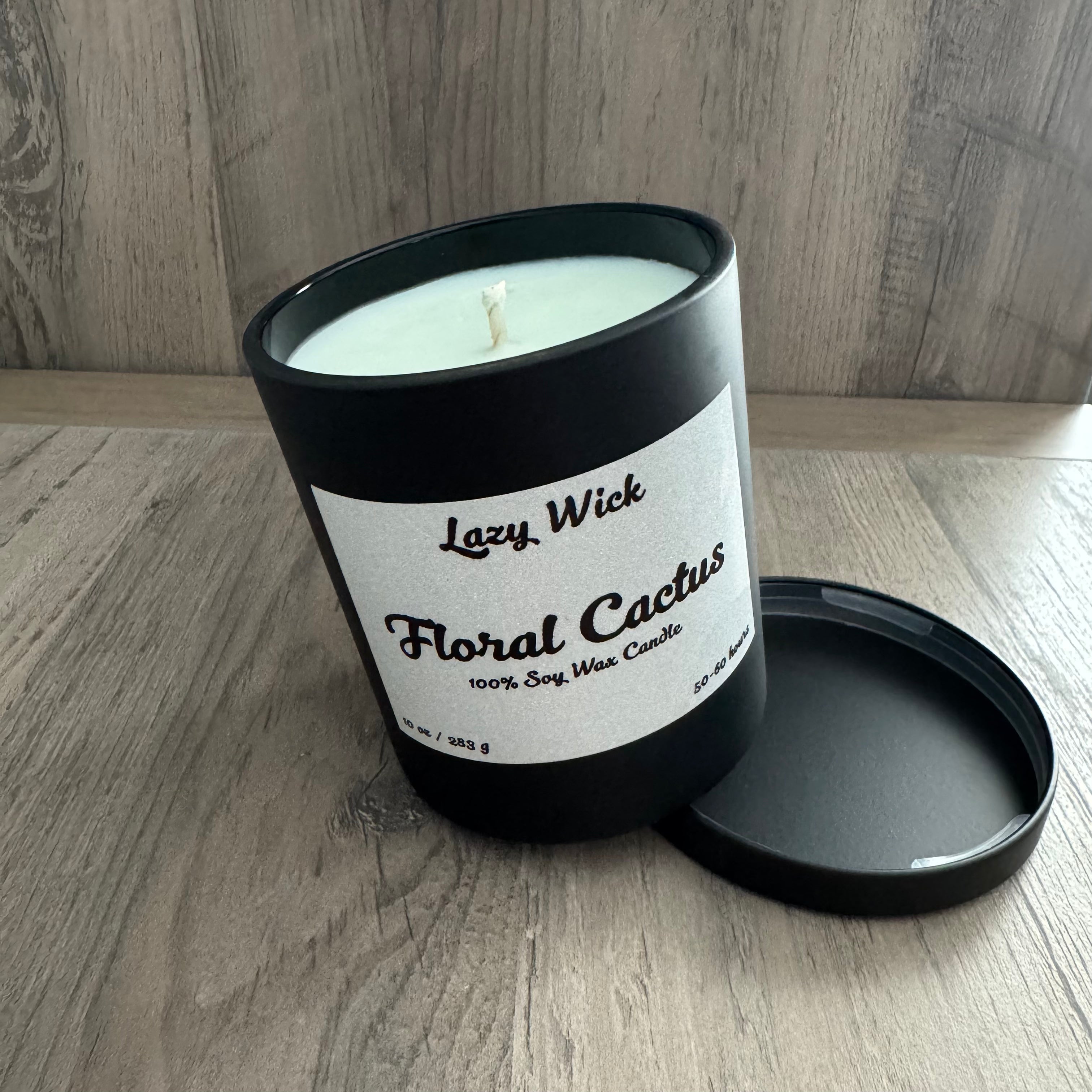 Floral Cactus (10 oz) – Lazy Wick